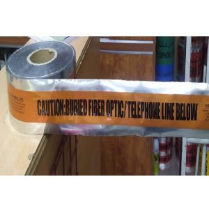Buried Fiber Optic/Telephone Line Below Warning Tape 3 Inch X 250 Meter ...