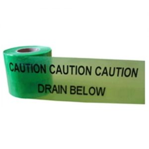 Caution Drain Below Warning Tape 300 Meter | Warning Tape